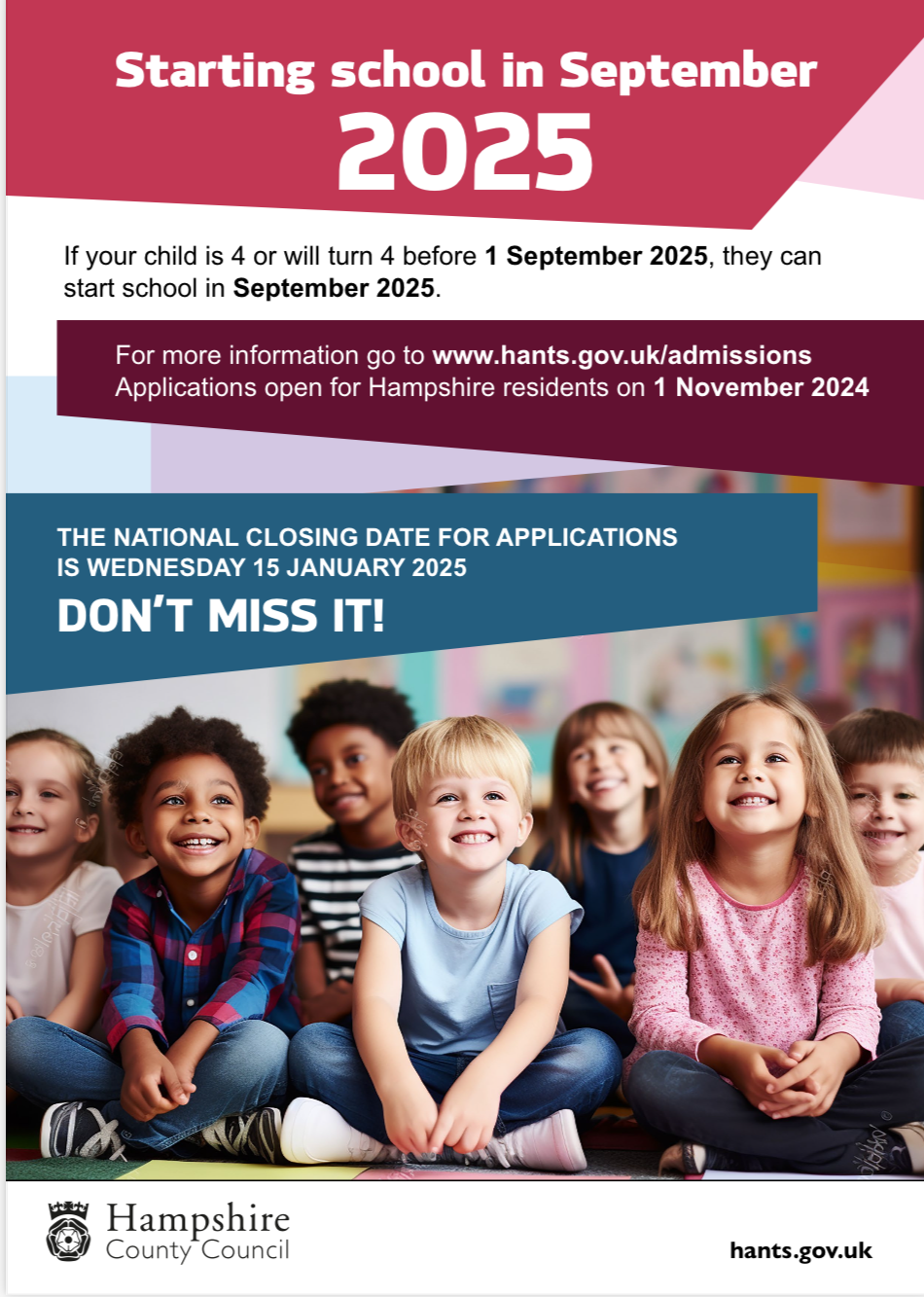 Starting School in September 2025 – Netley Marsh CE Infant School